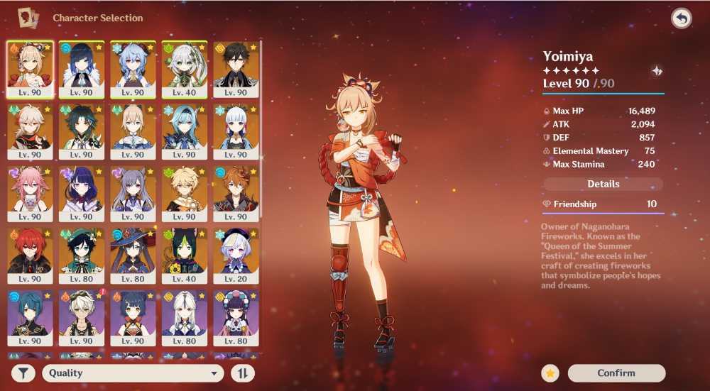 #128 [ASIA] AR60 4Sign 35x5YOIMIYA TPULSE, YELAN ELEGY, GANYU AMOS ...