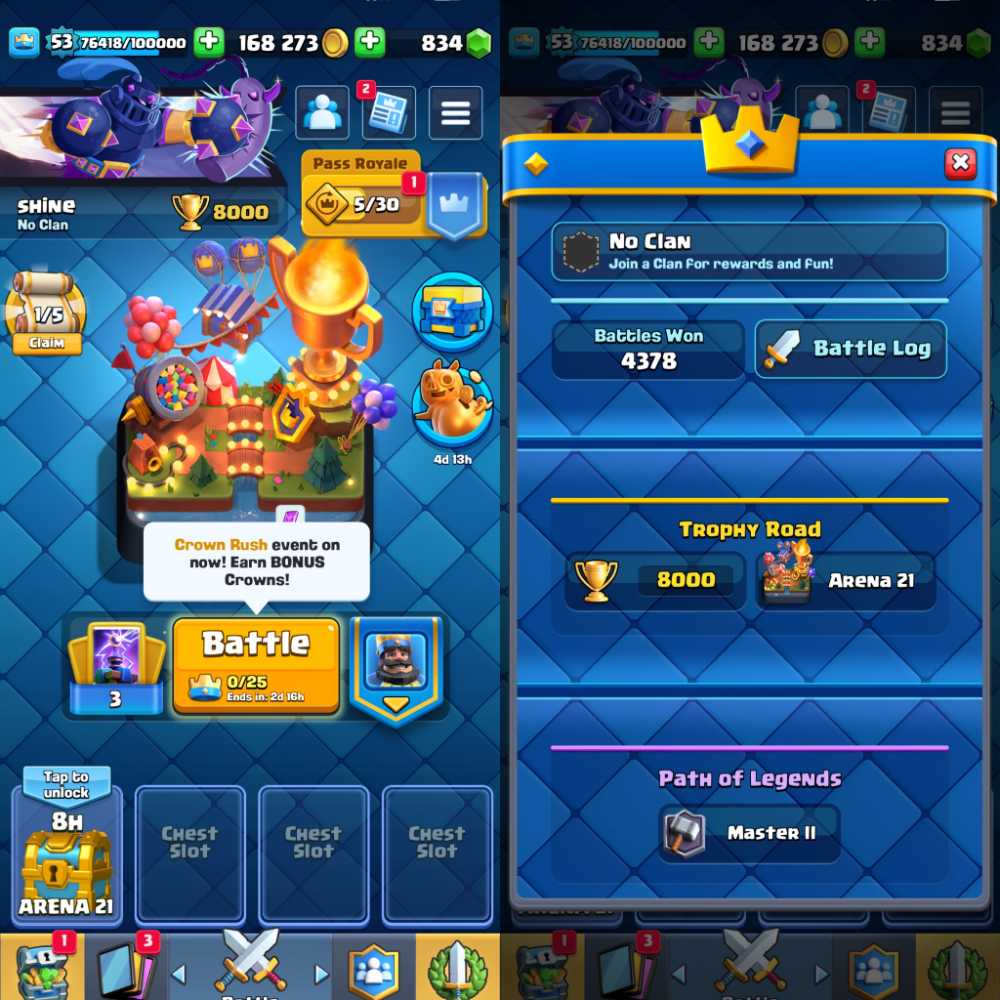 Best Combo Ever Th14 Coc And CR 8K Trophys | 8000 Trophies | Level 53 ...