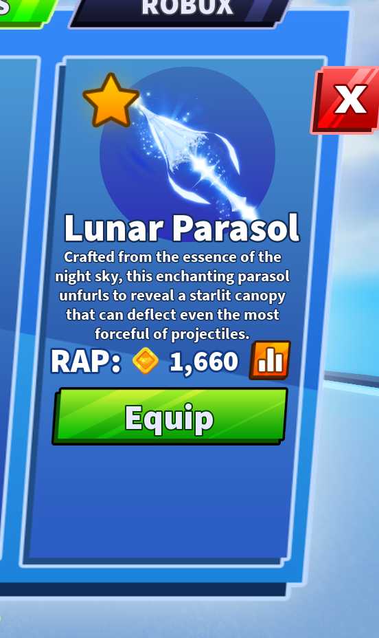 Blade Ball Lunar Parasol