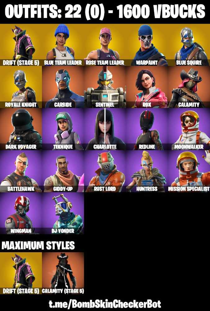 22 SKINS - ROYALE KNIGHT - BLUE SQUIRE - TAKE THE L - THE WORM - THE ...