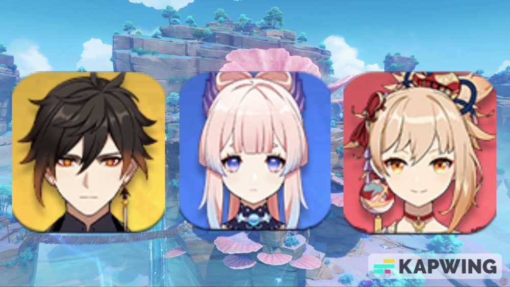 Asia | AR10 | 3x5 Stars - Zhongli + Sangonomiya Kokomi + Yoimiya ...