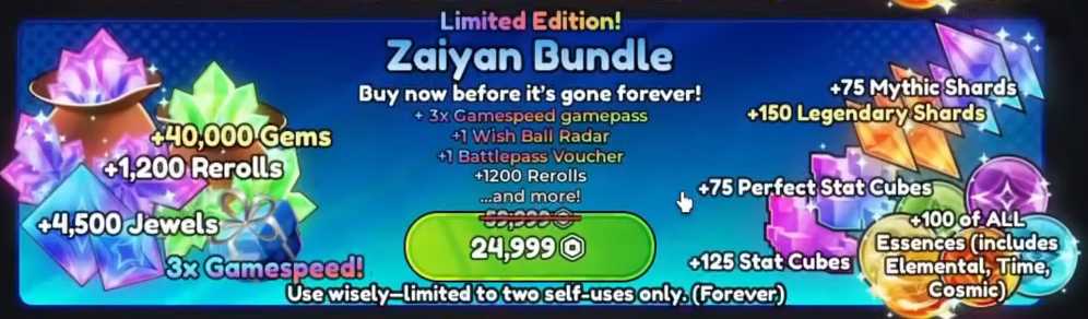 ZAIYAN BUNDLE Anime Last Stand Bundle