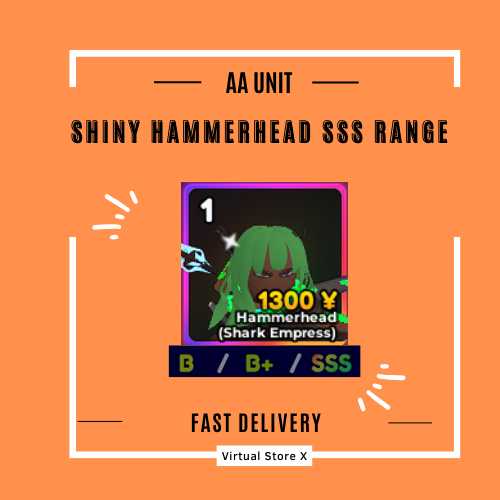 Anime Adventures - Shiny Hammerhead SSS Range (Shark Empress) - Shiny ...