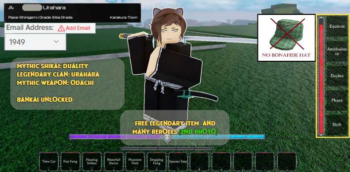 TYPE SOUL Shinigami (Auto Delivery / Duality / Bankai Unlocked / Leg ...