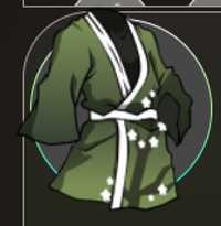 OLIVE GREEN FLOWER HAORIE - [PROJECT SLAYERS - ROBLOX]