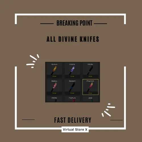 Roblox - Breaking Point - BP - All Divines Knife Pack - Cheap - Fast ...