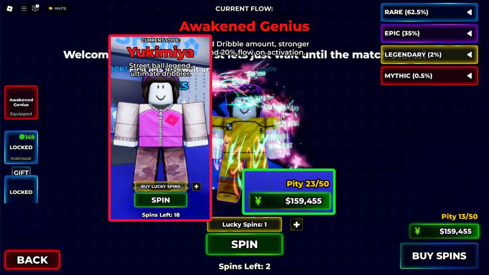 2 Mythic: Yukimiya + Awakened Genius | 159K CASH$ | Blue Lock: Rivals ...