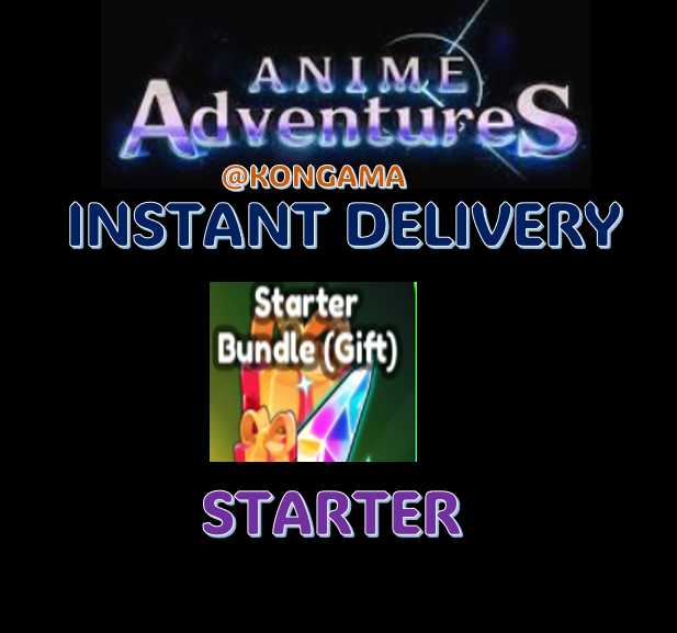Anime Adventures Starter Bundle (INSTANT DELIVERY)