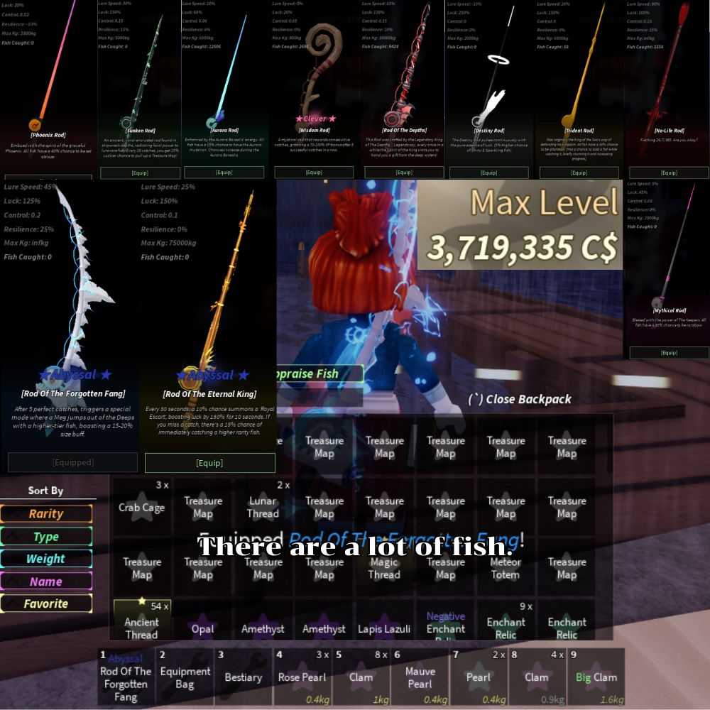 ID47Fisch:Lv750 Max. | 3M C$ | Rod of the Forgotten Fang Abyssal | Rod ...