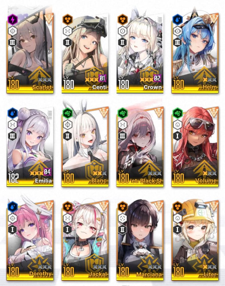 56 SSR 9 Pilgrim Core 2 Crown, Re:zero Core 4 Emilia, Core 2 Rem, Lb 1 ...