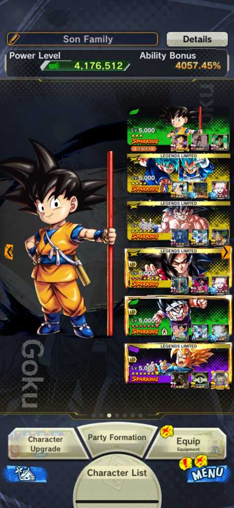 DRAGON BALL LEGENDS | DBL | LV 353 HIGH END ACC | 12 ULTRAS | 60 LL ...