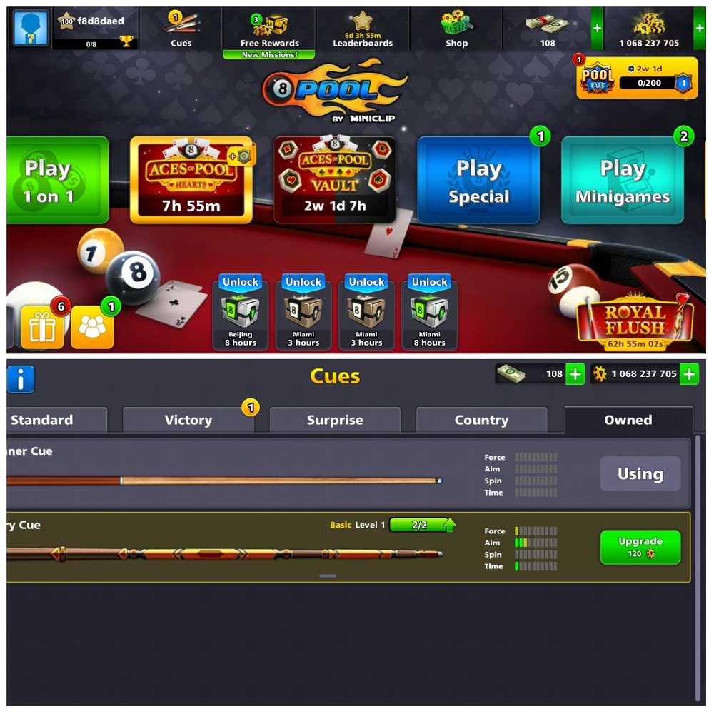 Rank 100 | Change Name Ready | Coin 1B, Cash108 | Login Miniclip Only #70