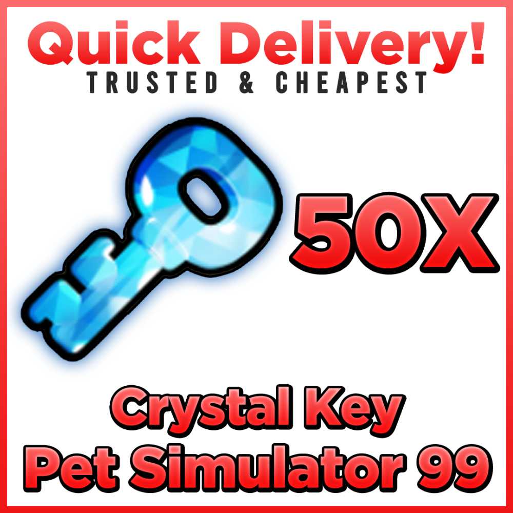 50X Crystal Key - Pet Simulator 99