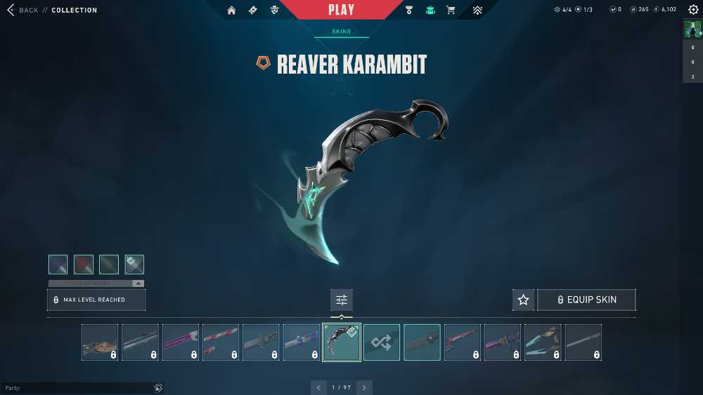 EU | DIAMOND 1 | REAVER KARAMBIT + ION COLLECTION | FULL ACCESS DATA ...