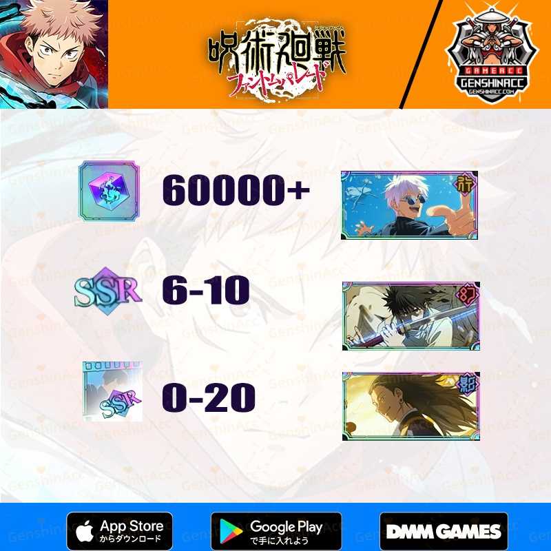 [JP] 60000+ Kaiju | (The strongest Blue) Satoru Gojo+Yuta Okkotsu ...