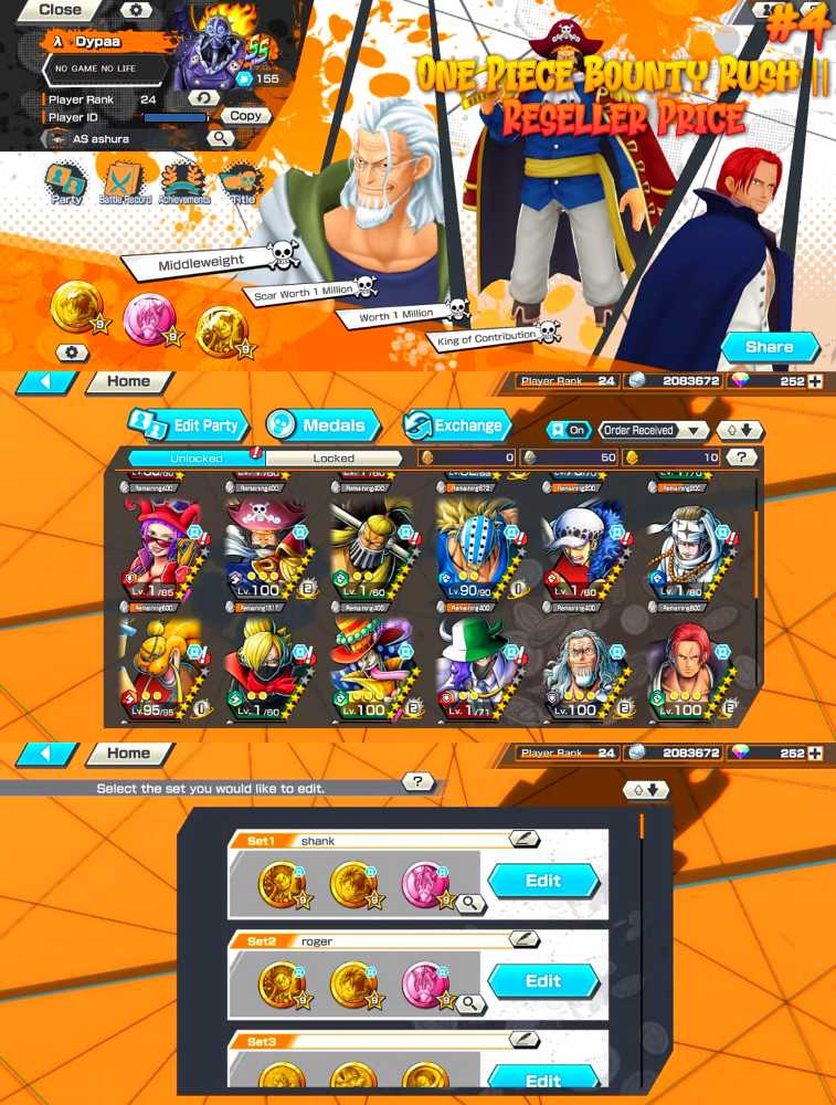 #4 ⭐ 1. EXTREME ROGER V2 2. EXTREME SHANKS RED 3. EXTREME BIGMOM Lucy ...