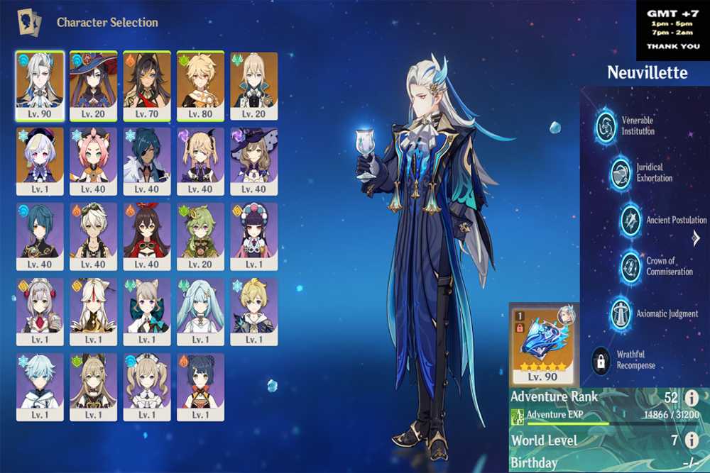 [ASIA] AR52: Neuvillette C5R1, which team should I choose?