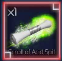 Scroll acid spit | Jujutsu infinite