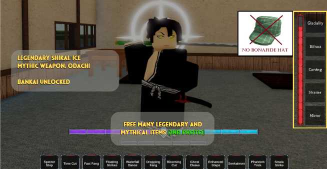 TYPE SOUL Shinigami (Auto Delivery / Ice / Bankai Unlocked / Mythic ...