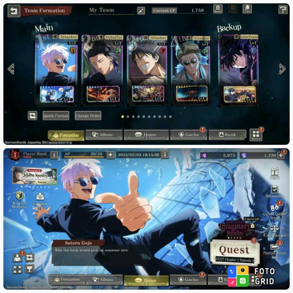 Na starter after tutor | gojo teen + geto teen + toji + megumi + nanami ...