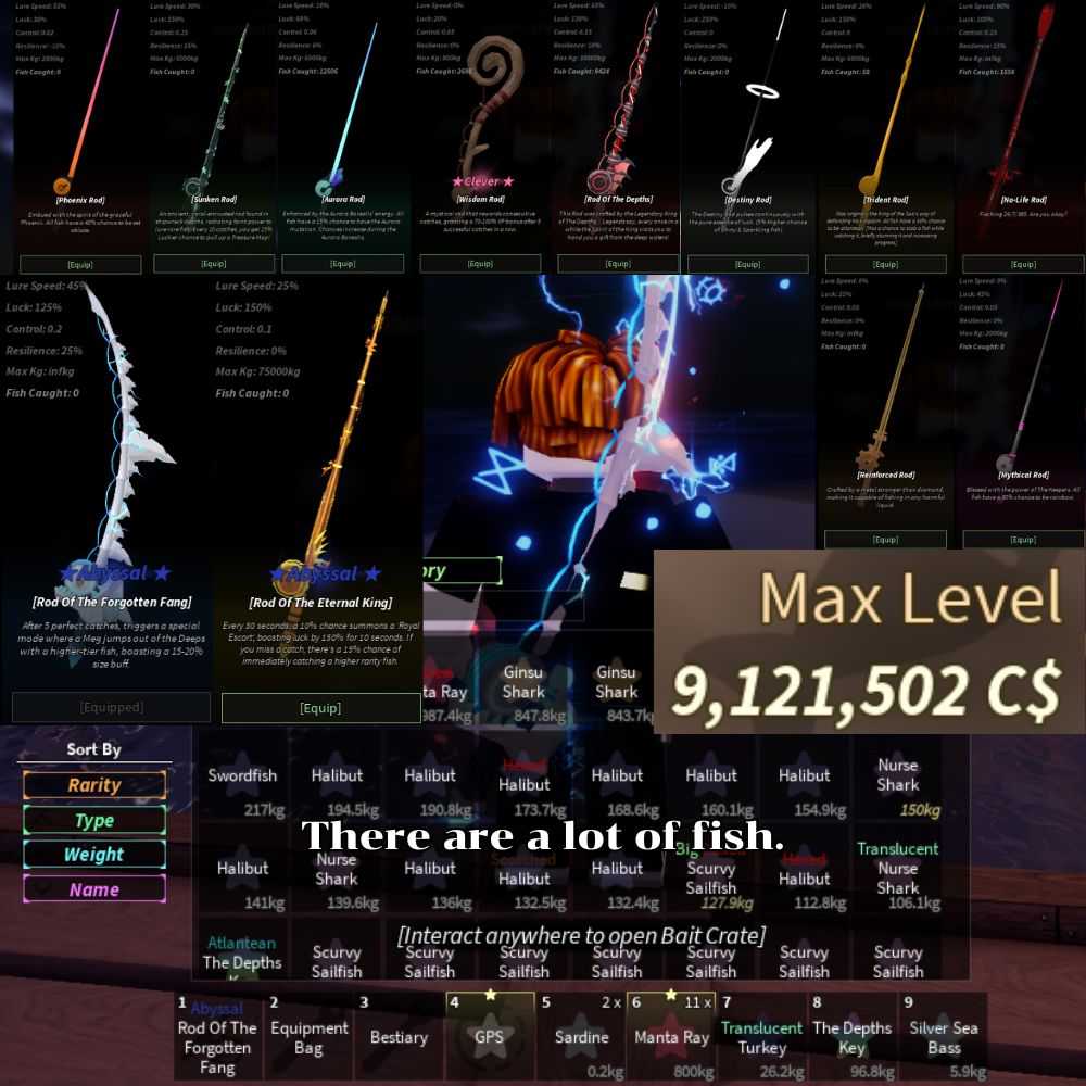 ID37Fisch:Lv750 Max. | 9M C$ | Rod of the Forgotten Fang Abyssal | Rod ...