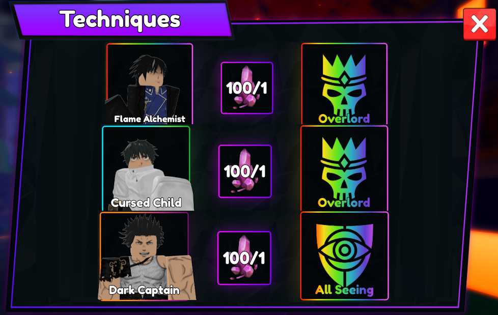 Overlord Cursed Child Yuta + Overlord Flame Alchemist + 100 Rerolls ...