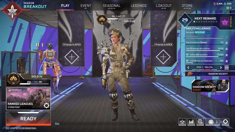 [PC] GOLD RANK ACCOUNT SEASON 20 SPLIT 1 [5800+RP] [27 LEVEL] [MAD MAGIE UNLOCKED 20 KILL 4K ...