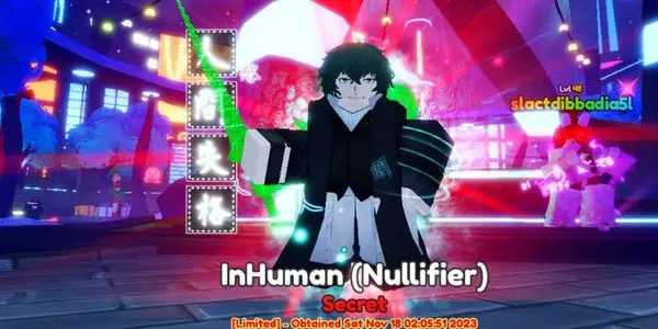 Dazai | InHuman ( Nullifier ) EVO - Anime Adventures