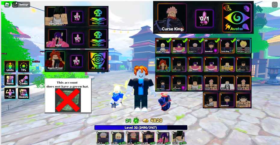 ACC LVL32 | Evolve Curse King Avatar (Meta) - Kon(Adult) Shinigami ...