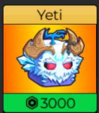 Blox fruits - Permanent Yeti (3000ROBUX) Fast Delivery (GIFT ONLY)