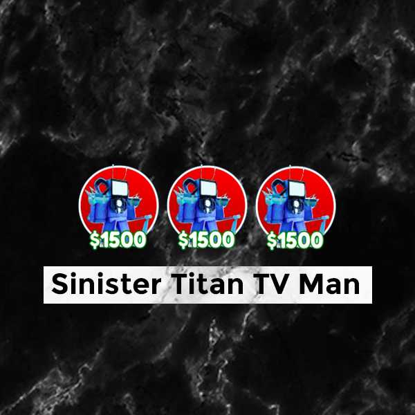 Sinister Titan TV Man | Toilet Tower Defense