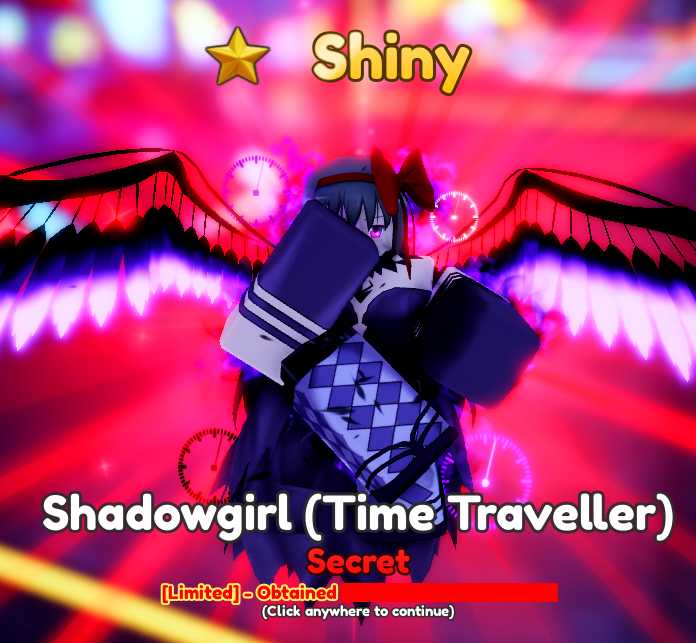 Shiny Shadowgirl (Time Traveller | Homura Homuru Secret EVO - Anime ...