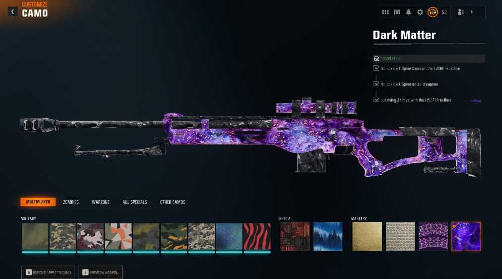 [ BLACK OPS 6 ] PRESTIGE 2 LEVEL 55 - No Game Included - 33 WEAPONS ...