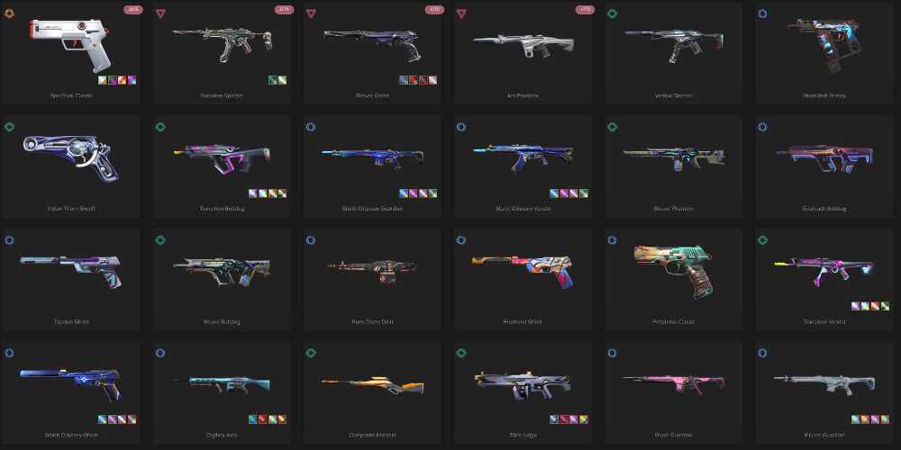 75 SKINS+3 KNIFE+SPECTRUM CLASSIC+FORSAKEN SPECTRE+REAVER GHOST+ION ...
