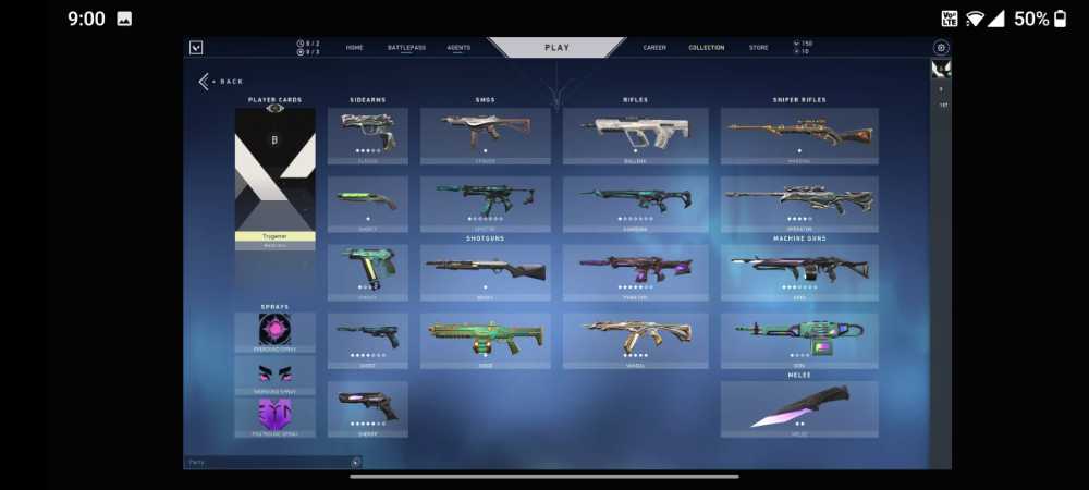 Valorant gold id with skins