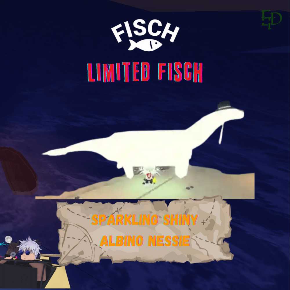 Roblox Fisch | Sparkling Shiny Albino Nessie | Rare Fish - Fast Delivery