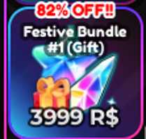 Festive Bundle #1 (Gift) 3999 RS - Anime Adventures AA Roblox