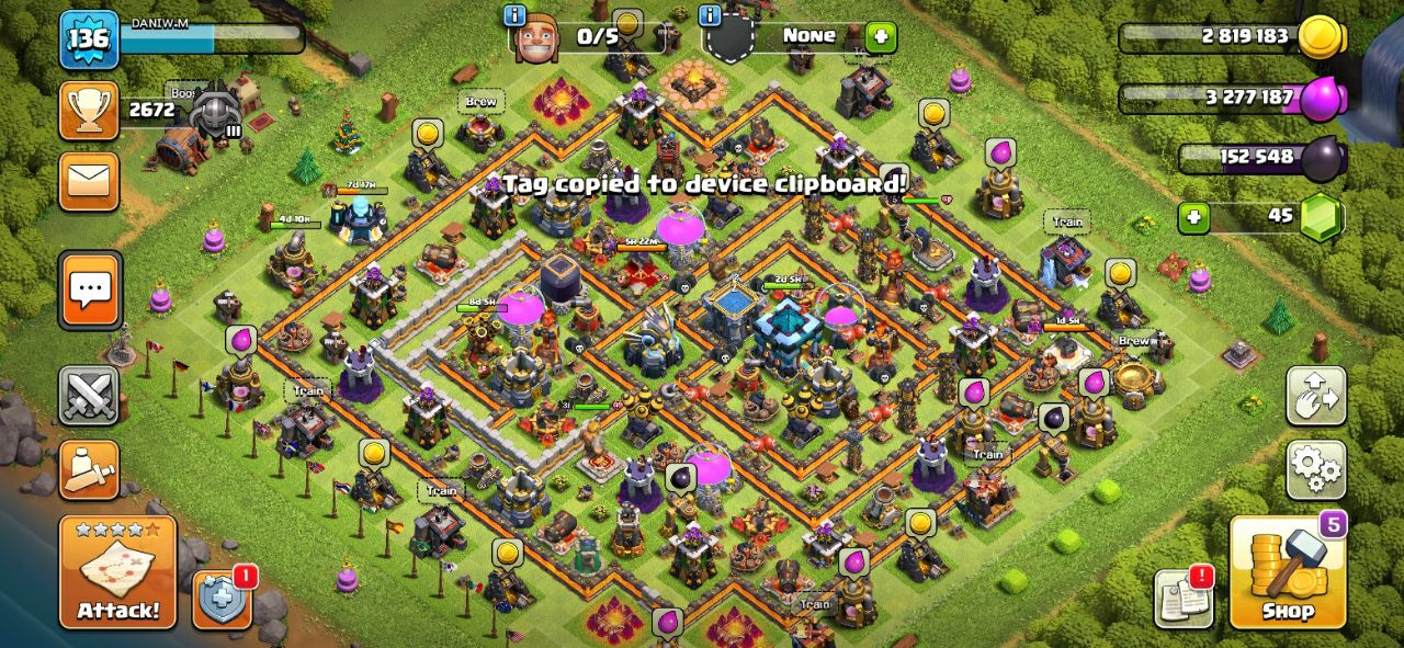 TH 13 Level 136 BK31 AQ42 GW15 RC5 Gem 45 Code 3078 Secure Account th-13-level-136-bk31-aq42-gw15-rc5-gem-45-code-3078-secure-account