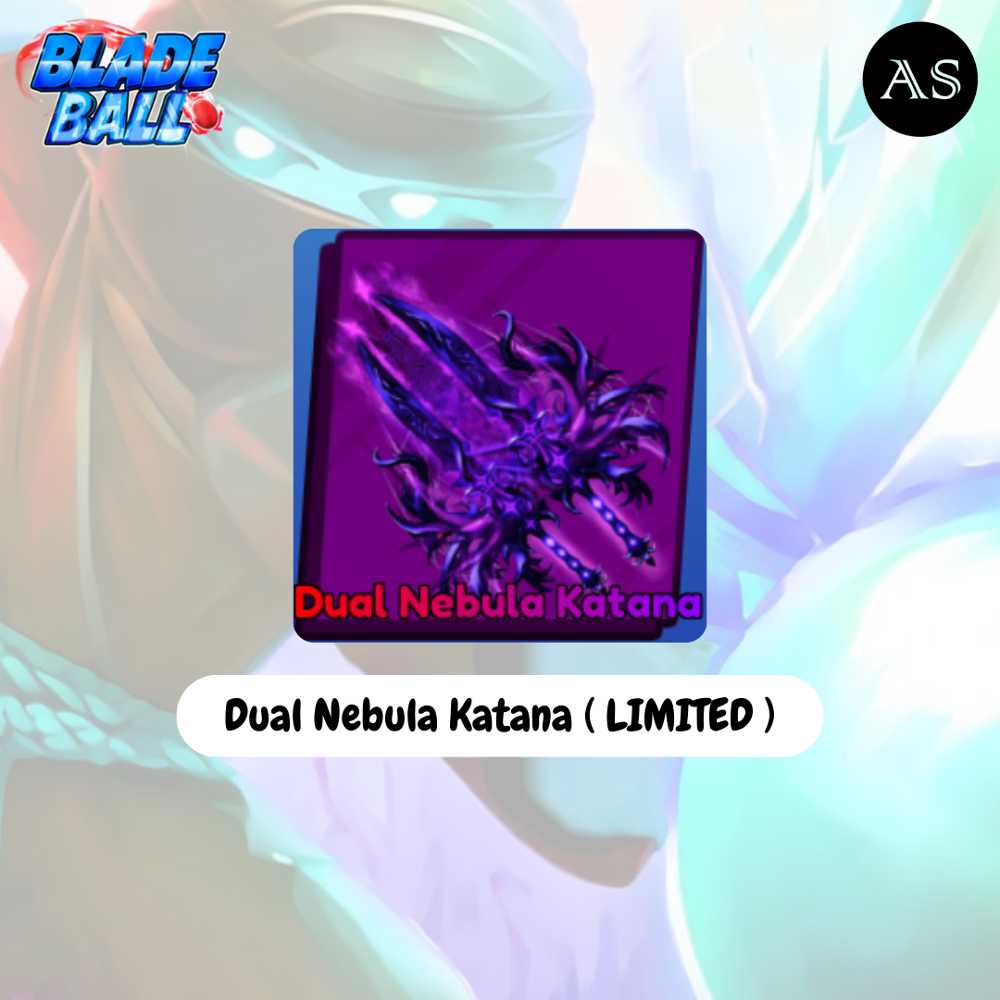 Dual Nebula Katana ( Limited ) [ Blade Ball ]