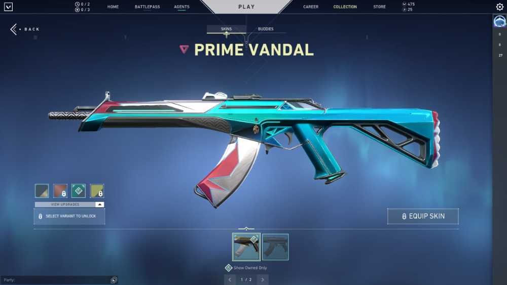 NA/US/CAN | 475 VP | Prime Vandal + Prime Axe + Prime Spectre + Prime ...