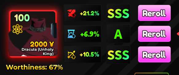 [FAST DELIVERY] SECRET ALUCARD / DRACULA EVO SSS DMG SSS RANGE - ANIME ...