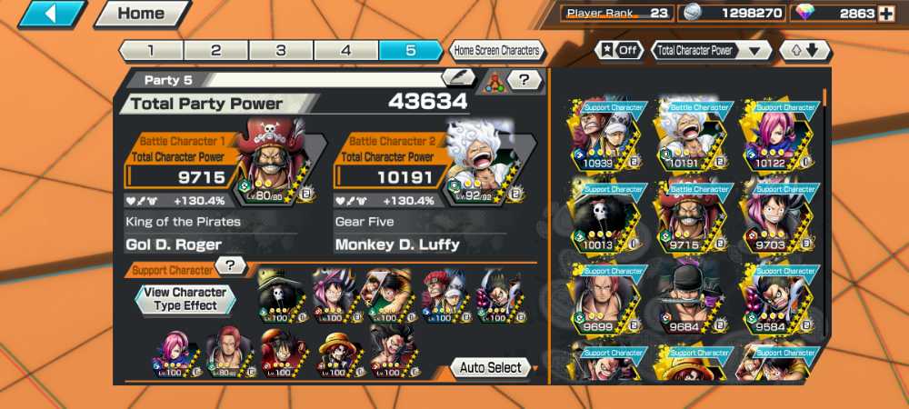 6Ex KidLaw Nika Duo Shanks Zoro Roger HB2 RD2800 Solo still a lot
