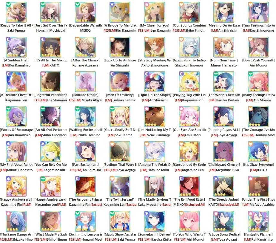 【GLOBAL/JP】Customize your favorite character combination/Project Sekai ...