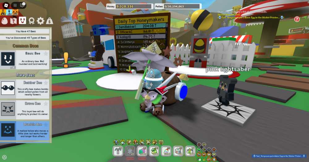 ️Extra Cheap ️Bee Swarm Simulator Account | 47 Bee | BSS | Beeswarm ...