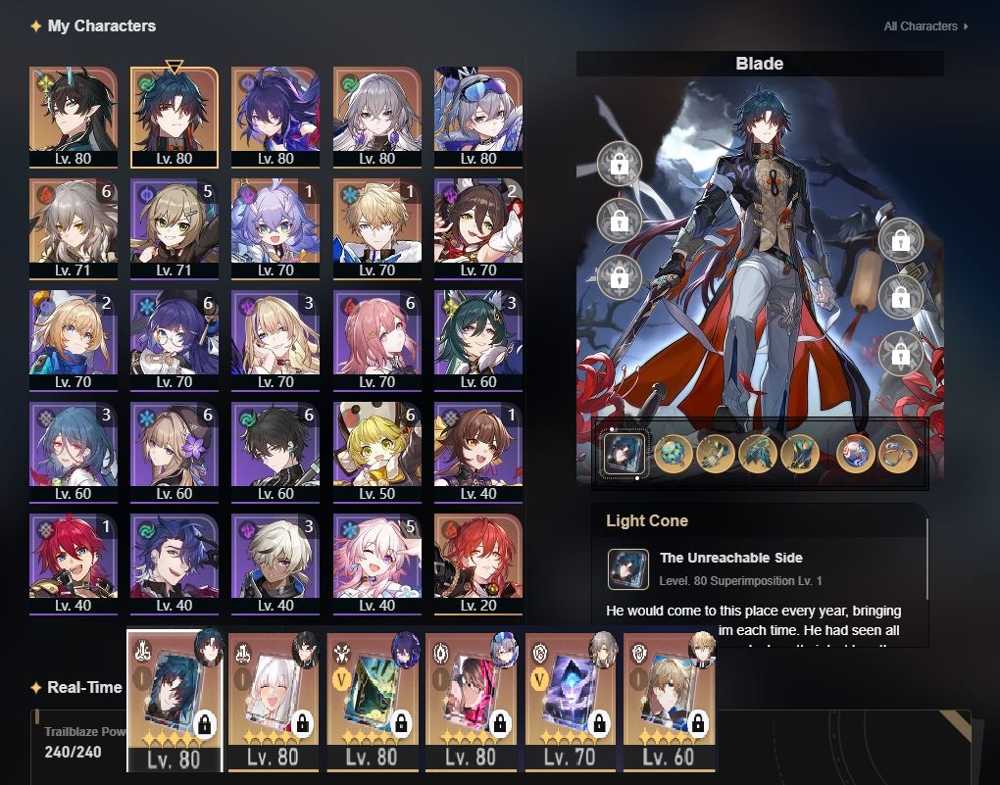 Asia TL 69 16x 5⭐ Blade + Sign LC, Dan Heng IL, Seele, Silver Wolf ...