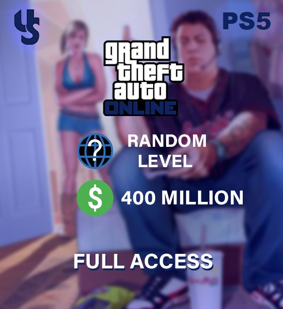 PS5 | 400 Million Cash+Cars | RP Level Random | GTA V