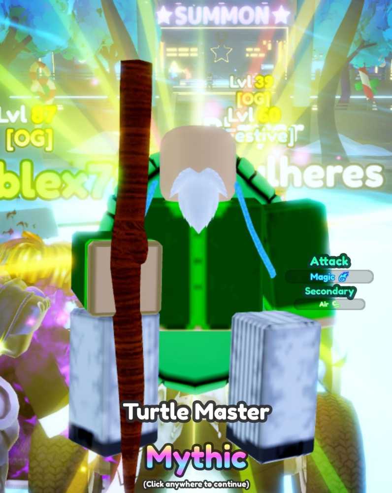 Turtle Master - Roshy Roshi - Anime Adventures - AA - Roblox