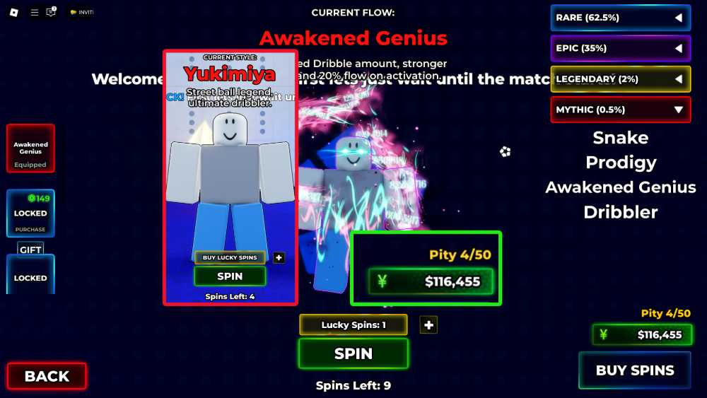 2 Mythic: Yukimiya + Awakened Genius | 120K CASH$ | Blue Lock: Rivals ...