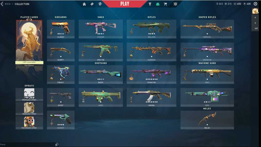 LATAM / 50 skins / Ruin Dagger / Prime Vandal / Ruin Marshal / Ruin ...