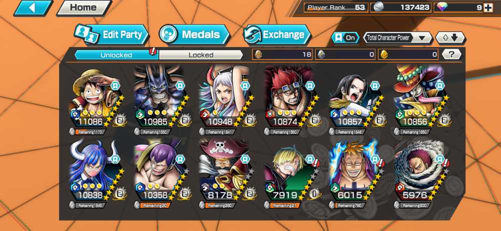 4EX KAİDO,ROGER2,LUFFY,YAMATO high rank,sup